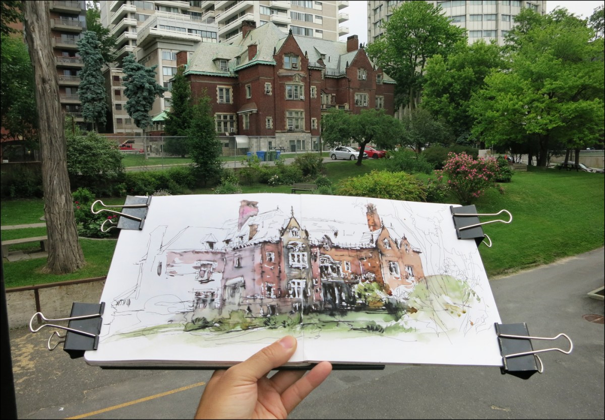 Step-by-Step Drawing Example : Davis House Dot Plot | Citizen Sketcher