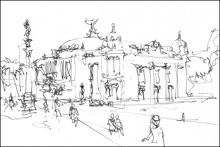 Direct-to-Ink Exercises: Part One: Single Line Sketching | Citizen Sketcher