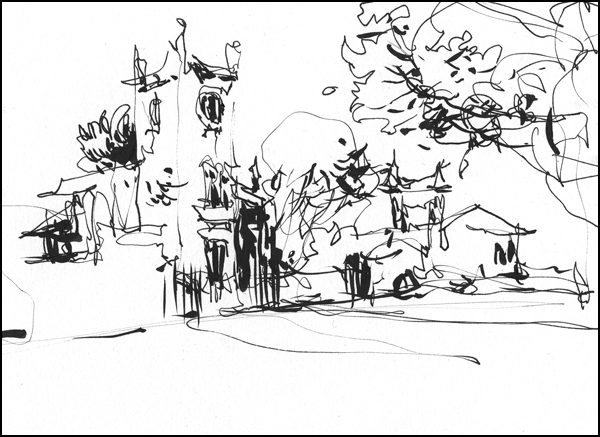 Direct-to-Ink Exercises: Part One: Single Line Sketching | Citizen Sketcher