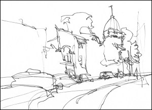 Direct-to-Ink Exercises: Part One: Single Line Sketching | Citizen Sketcher