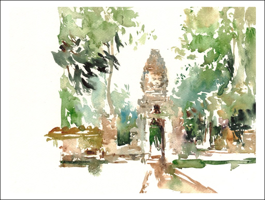 Travel Sketching at the Khmer Temples: Ta Prohm and The Bayon | Citizen ...
