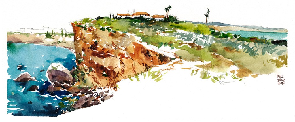 Painting the Sea: Rocks and Water in the Algarve | Citizen Sketcher